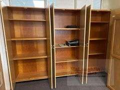 Large Wooden Storage Cabinet - McLaughlin Auctioneers, LLC- mc-bid.com