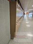 Beige Lyon School Lockers, Metal, Combination Lock, Ventilated Doors. 2 ...