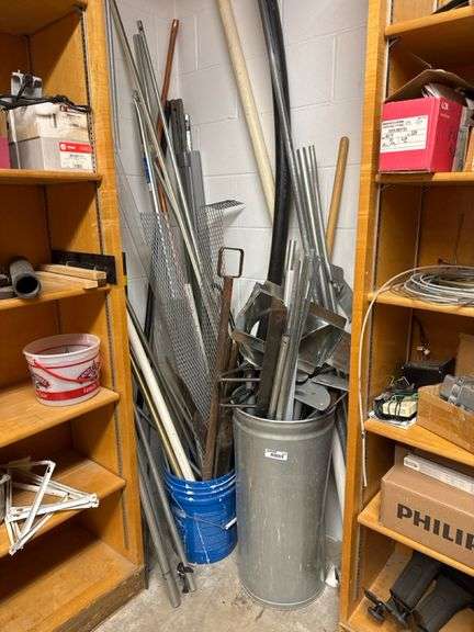 Mixed Metal Scrap Lot - Steel, Aluminum, Metal Poles, and Mesh ...