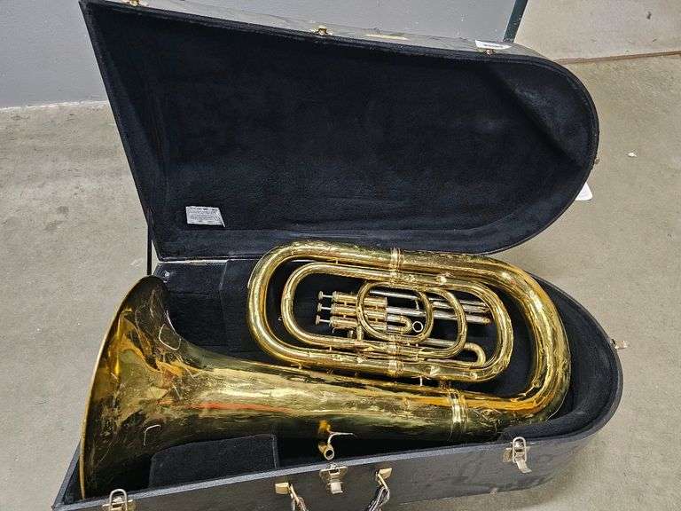 Tuba with Case - McLaughlin Auctioneers, LLC- mc-bid.com
