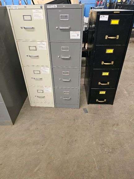 4-Drawer Vertical Filing Cabinets, Multi-Color, Metal - McLaughlin ...