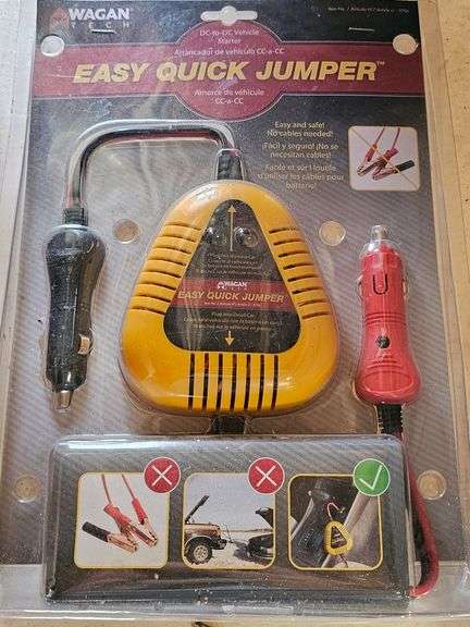 Wagan Easy Quick Jumper, 12V Vehicle Battery Jump Starter, and Misc ...