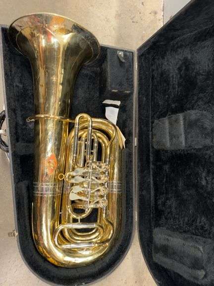 Tuba with Case - McLaughlin Auctioneers, LLC- mc-bid.com
