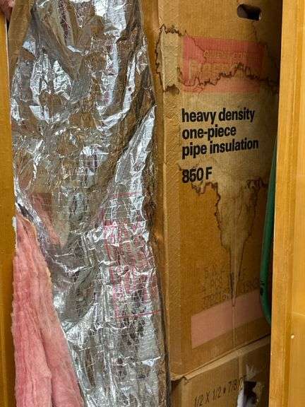 Owens Corning & CertainTeed Snap-On Pipe Insulation, Fiberglass, 500Â°F ...