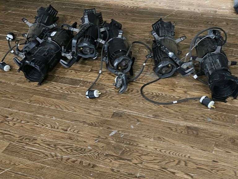 ETC Source Four ERS Stage Lighting Fixtures with Power Cables ...