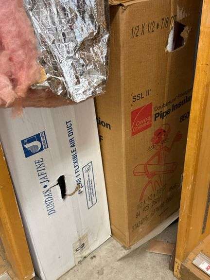 Owens Corning & CertainTeed Snap-On Pipe Insulation, Fiberglass, 500Â°F ...