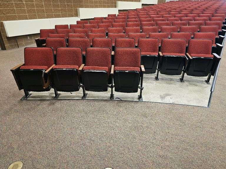 9 Rows Auditorium Seating - Left Row Facing Stage Rows A-J - McLaughlin ...