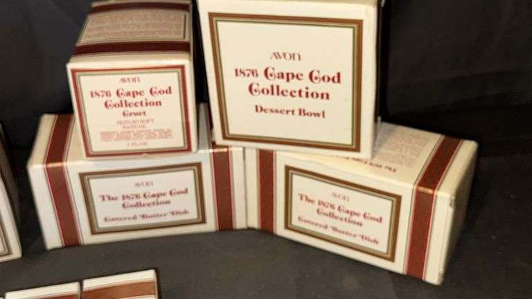 Avon 1876 Cape Cod Collection Glassware, Ruby Red, Multiple Items ...