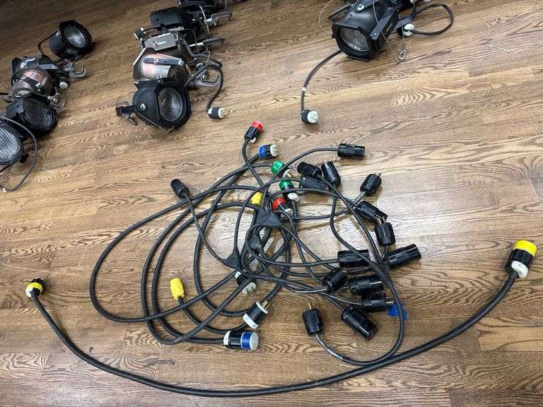 Stage Lighting Power Cables with Twist-lock Connectors, 220 ...