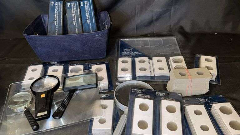 Entrust Coin Collecting Supplies, Magnifiers and Storage Boxes ...
