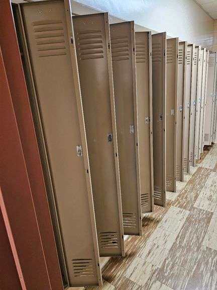 Beige Metal School Storage Lockers, Padlock Compatible - McLaughlin ...