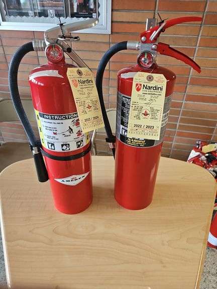 Fire extinguishers - McLaughlin Auctioneers, LLC- mc-bid.com