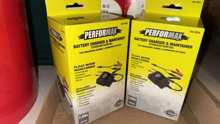 Performax Battery Charger & Maintainer 260-5038, 2 B:C Dry Chemical ...