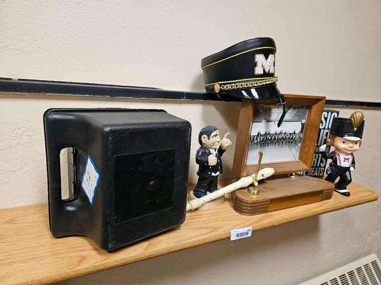 Marching Band Memorabilia Collection with Hat, Figurines, and More ...