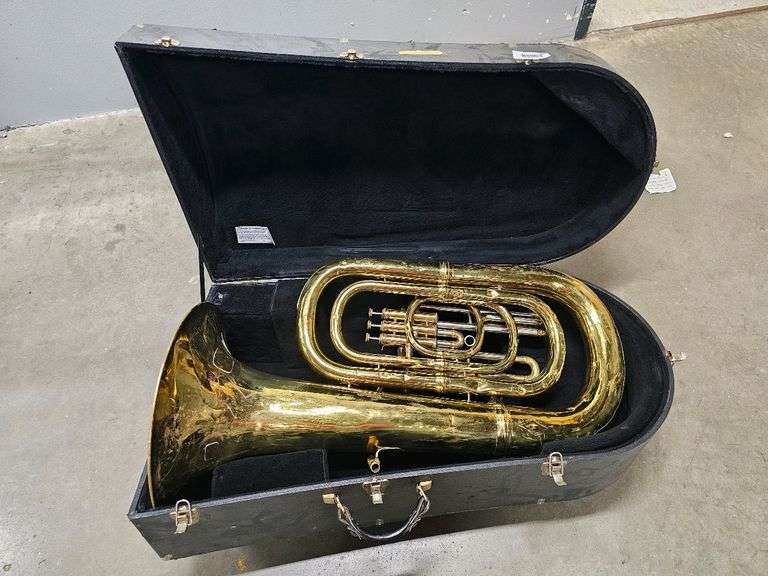 Tuba with Case - McLaughlin Auctioneers, LLC- mc-bid.com