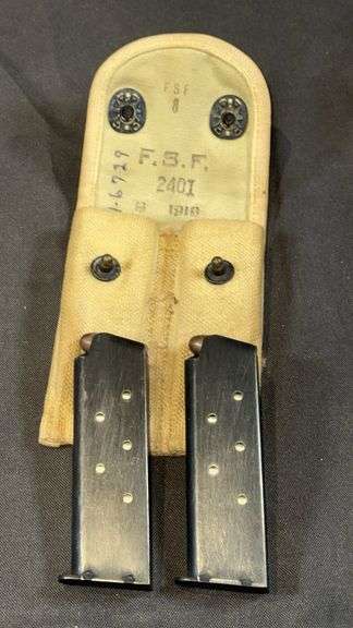 1911 .45 Cal Clips With Ammo - McLaughlin Auctioneers, LLC- mc-bid.com