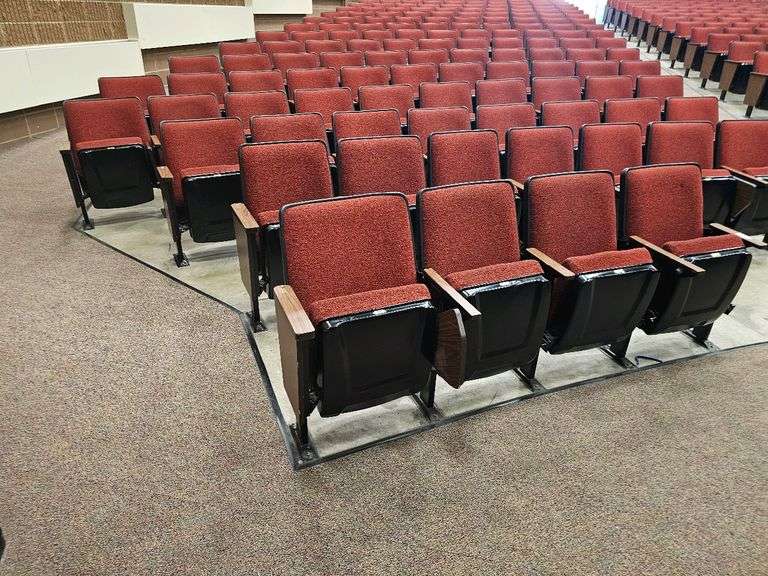 9 Rows Auditorium Seating - Left Row Facing Stage Rows A-J - McLaughlin ...