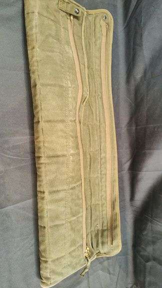Olive Drab Military Surplus Rifle Case with Zipper and Buckle Closure ...