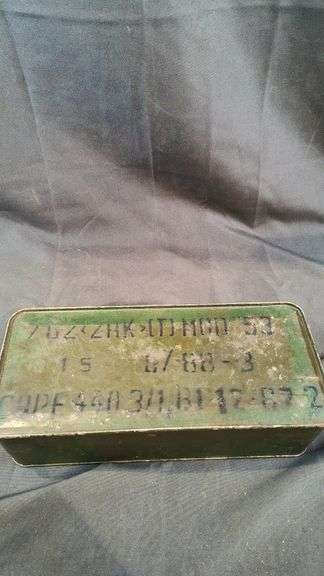Military Ammunition Box, 7.62 x 54R Caliber, "Spam Can" 1967 ...