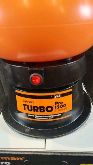Lyman Pro 1200 Turbo Tumbler, Vibratory Case Cleaner, Tumbling Media ...