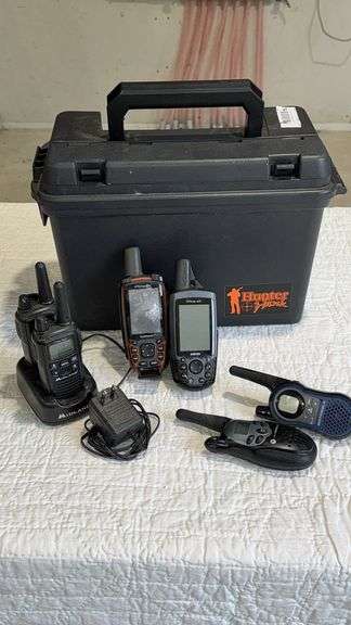 Garmin GPSmap 62s & 60C, Motorola & Midland Walkie-Talkies, Carry Case ...