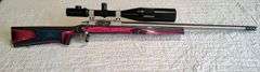 Custom 6mm Dasher Rifle, with Nightforce 12-42x56 Scope, Laminated ...