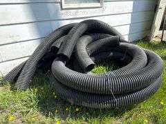 6" Black Corrugated Drainage Pipe, Suitable for Drainage and Irrigation ...