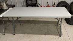Folding Table, 72"x30", White, Lightweight, Portable - McLaughlin ...