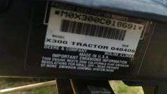 2006 John Deere X300 Lawn Tractor, Kawasaki Engine FH491V, 42" Deck ...