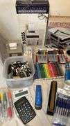 Texas Instruments TI-5035 & Kamenstein Office Supplies Lot, Multi-color ...