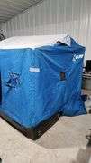 Clam Ice Fishing Shelter, Blue, Portable, Quilted Insulation ...