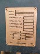 PMW 112 Industrial Parts Washer, 26" Turntable, 500 lb Load, 50 Gal ...