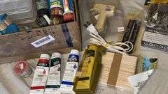 Craft Supplies Lot with Calligraphy Set, Jumbo Craft Sticks, Electric ...