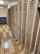 Beige Metal School Lockers, Key Lock, Wall-Mounted - McLaughlin ...