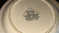 Alpine Mountain Stoneware Collection Dinnerware - Floral Pattern ...