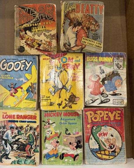 Vintage Big Little Books Collection, Featuring Disney and Classic ...