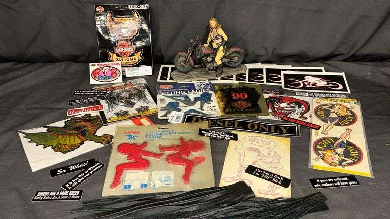Harley-Davidson Daytona Beach Decal & Reflective Ladies Set, 1993 ...