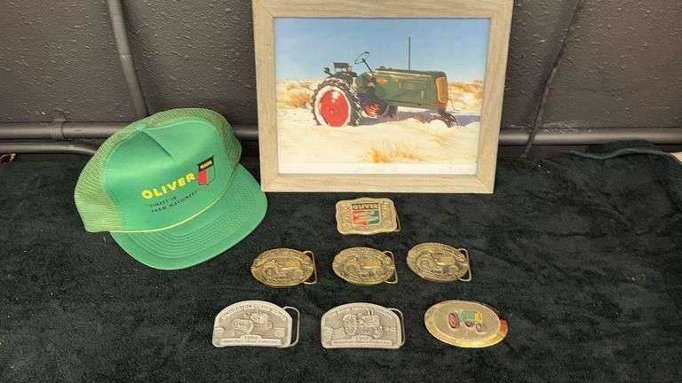 Oliver Hart-Parr Collector Belt Buckles & Cap, Tractor-Themed ...