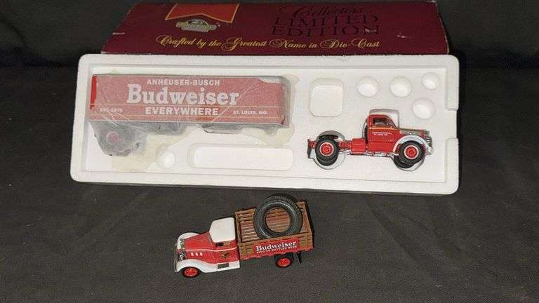 Dinky Budweiser Die-cast Truck Set, Models of Yesteryear, Limited ...