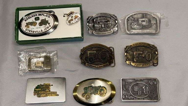 John Deere and Oliver Commemorative Belt Buckles, 1994-1997 ...