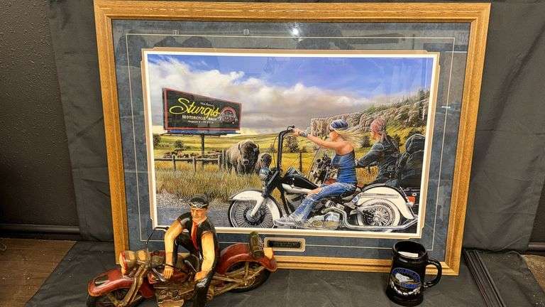 Herding for Sturgis Framed Art Print by Kevin Daniel, 9/950 Edition ...