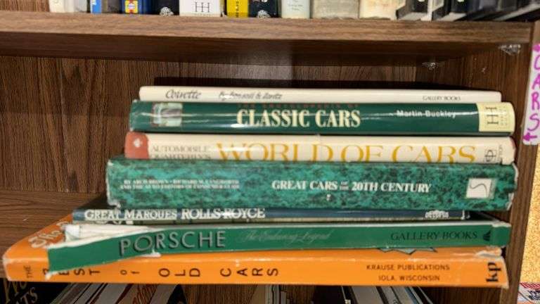 Automotive Book Collection: Classic Cars, Automotive Encyclopedia ...