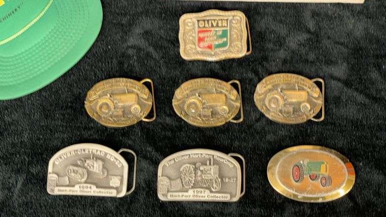 Oliver Hart-Parr Collector Belt Buckles & Cap, Tractor-Themed ...