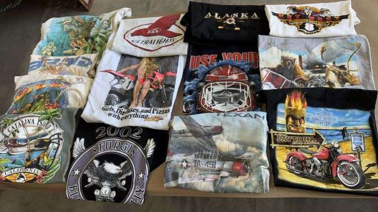 Vintage New or Lightly Used T-Shirts Collection: Sturgis 2002, Key West ...