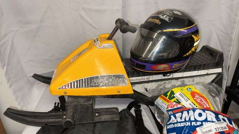 Ski-Doo Formula MX Toy Snowmobile Sled, 37" Length, Includes Helmet ...