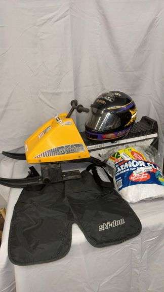 Ski-Doo Formula MX Toy Snowmobile Sled, 37" Length, Includes Helmet ...