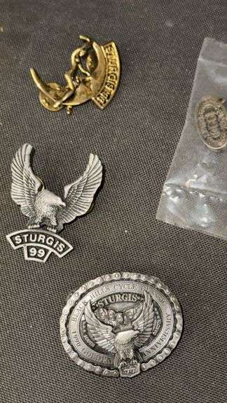 Sturgis Motorcycle Rally Pins 1990-2000, Black Hills Motor Classic ...