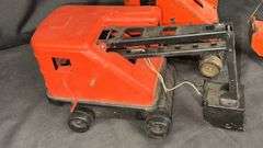 Vintage Buddy L Toy Excavator, Metal Construction, 1950s-1960s, Red ...