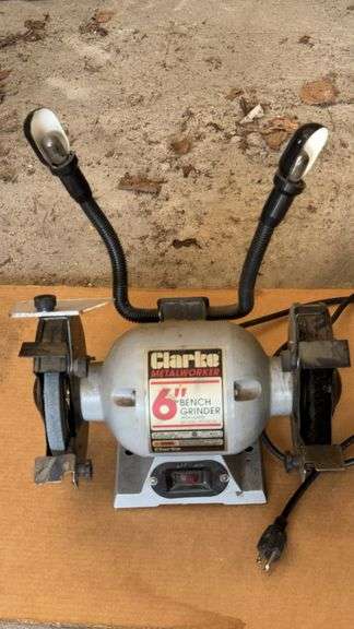 Clarke BT1005B 6" Bench Grinder with Lights, Model BT1005B - McLaughlin ...