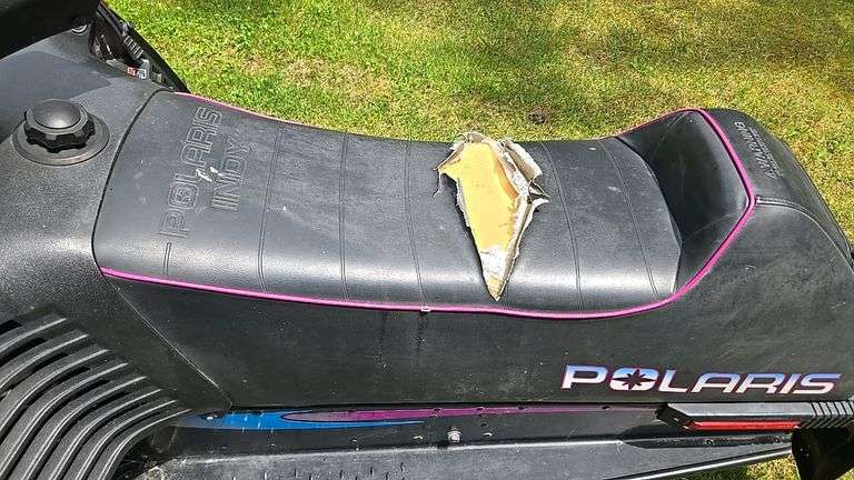 Polaris Indy 500 Classic Snowmobile, Purple, 488cc, Approx. 70 HP, VIN ...